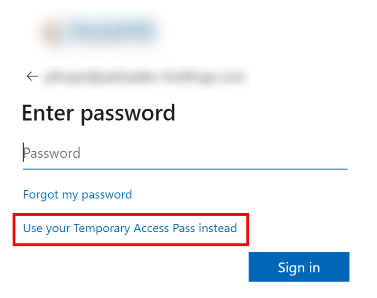 Configuring & Using a Temporary Access Pass - AdminRef